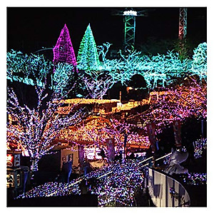 ZSMPY Fairy Lights Solar LED Fairy String Lights Outdoor, (100 LED~500 LED 8 Modes) 12m Copper Wire Solar Garden Lights Waterproof for Halloween Christmas Tree Garden Home Wedding Party Rope Lights