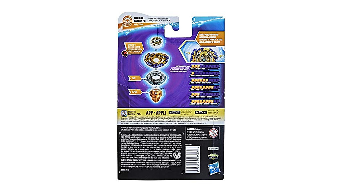 BEYBLADE Burst Surge Mirage Fafnir F6 Starter Pack