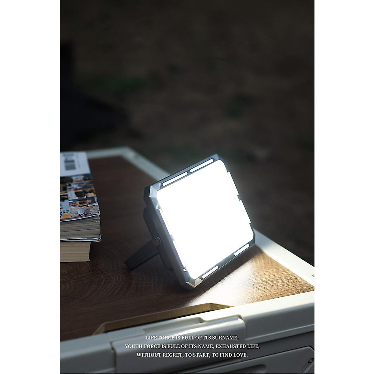 V VILISUN LED Camping Work Lantern, Multifunctional Camping Lights, Battery Powered 4000mAh, 7 Light Modes, IP44 Waterproof, Rechargeable Light with Magnet for Outdoor, Emergency, Fish, Hiking