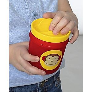 Skip Hop Toddler Sippy Cup, Zoo Tumbler Cups, 2 Pack, Monkey/Dog