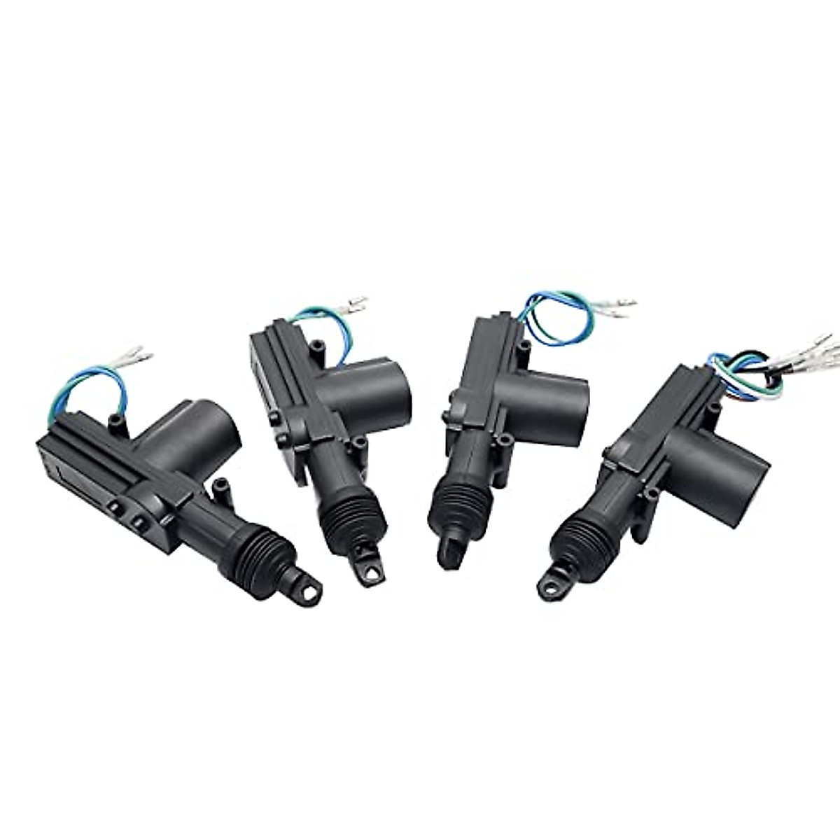 Car Remote Central Locking Kit 4 Doors Keyless Entry System + Anti-Theft Alarm Immobiliser System with Shock Sensor Universal