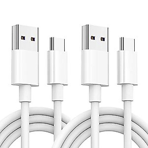2Pcs 6.6ft USB C Cable for Google Pixel 3a 2 XL iPad Pro 12.9/11 2018 USB C Charger Cord for Galaxy Ultra S20+S10 S9 Note 10 Tab S4 Switch,MacBook Air Sony Xperia XZ,OnePlus 5 3T USB Type C Cable