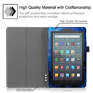 Famavala Folio Case Cover for Previous Version Fire 7 Tablet (9th Generation, 2019 Release) (Blugaxy)