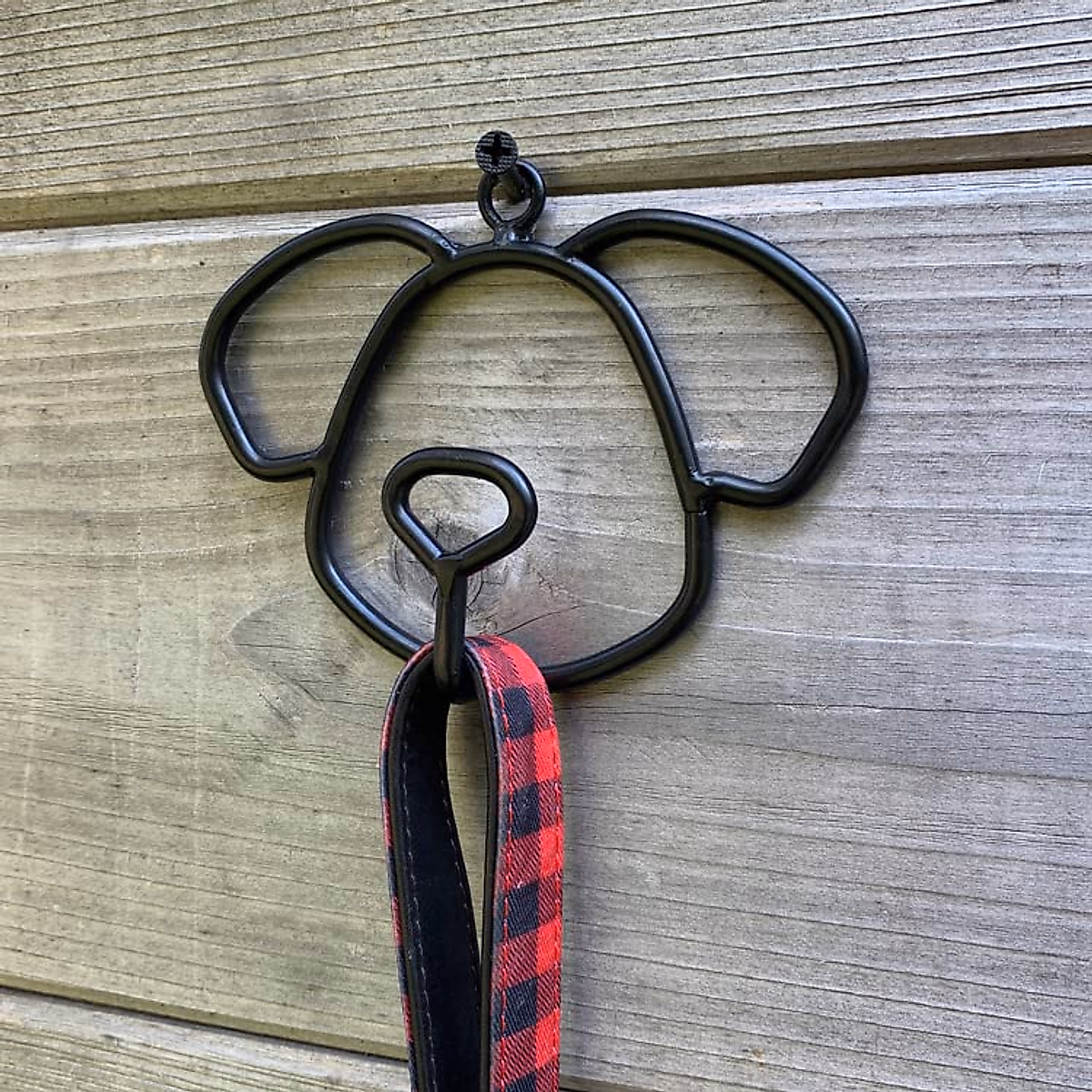 Kikkerland Kobe Metal Hanging Wall Mount Dog Leash Storage Hook Decoration