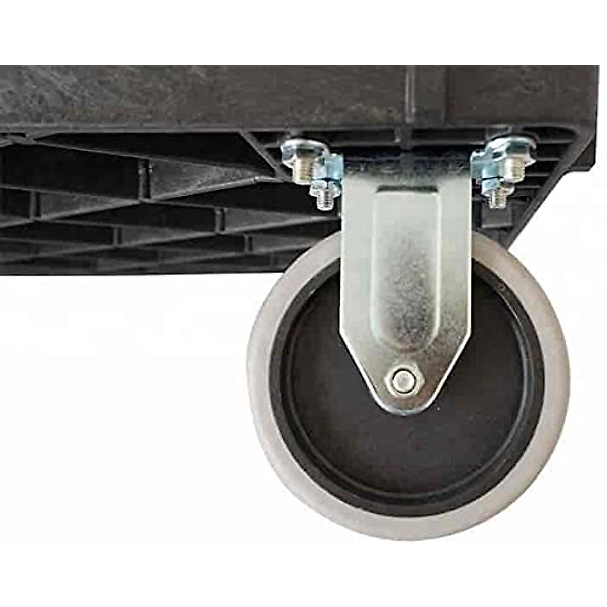 JEGS Heavy-Duty Utility Cart | 32 Storage Bins | 500 lbs. Capacity | Rounded Corners | Includes (2) Rigid Casters, (2) Swivel Casters, (24) Small Bins, (8) Large Bins | 5 in. x 1 1/4 in. Caster Wheels