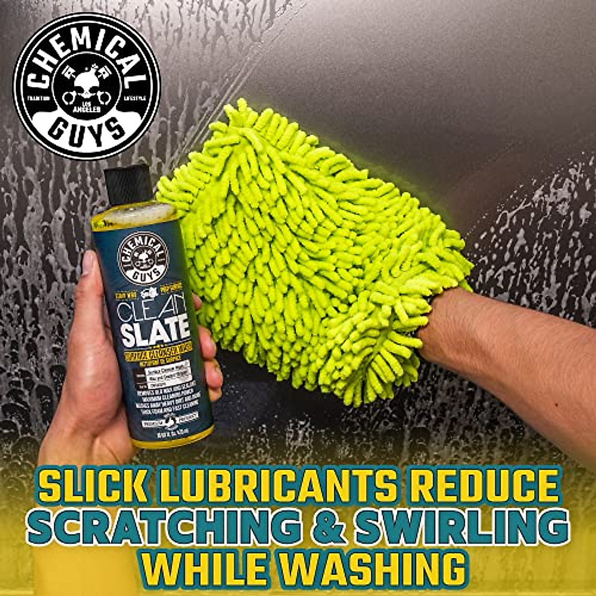 Chemical Guys CWS80364 Clean Slate Deep Surface Cleaning Car Wash Soap (Removes Old Car Waxes, Glazes & Sealants for Superior Surface Prep), 64 fl oz (Half Gallon), Citrus Scent
