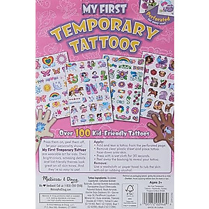 Melissa & Doug My First Temporary Tattoos - Pink Activity Pad Sticker Pad