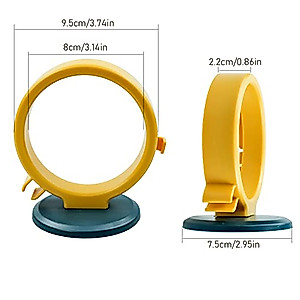 Hair Dryer Holder, Wall Mounted Hair Dryer Hanger, No Drilling Self-ahesive Hairdryer Stand, Hair Blow Dryer Rack Organizers for Bedroom and Bathroom