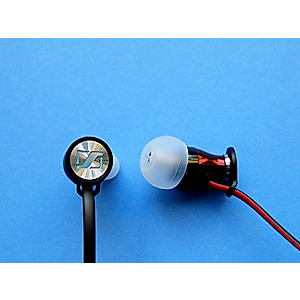 16pcs- 4XS/4S/4M/4L (CL-NSEN) Comfort Noise Isolation Replacement Eartips Earbuds Adapters Compatible with Sennheiser HD 1, Momentum (M2 IE) I and G, Sennheiser CX 3.00, CX 5.00, CX 7.00BT Earphones