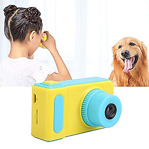 Kids Digital Dual Camera, HD Digital Video Camera Toy Little Kids, for Leisure and Entertainment for Kids for More Creative Ways(Blue (no Memory Card))