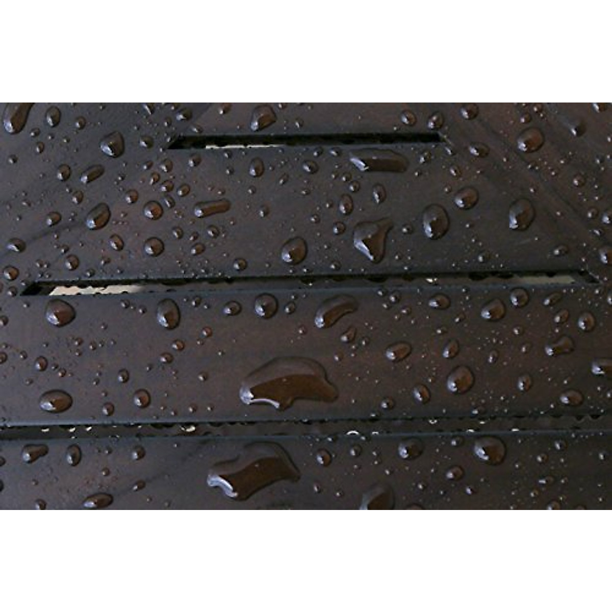 DecoTeak Tranquility Shower Bench Teak Wood Shower Stool with Storage Shelf 24" Wide Eastern Style 300 Pound Weight Capacity Shower Bench in Woodland Brown Finish