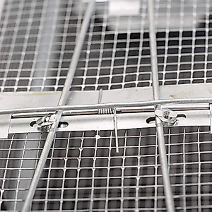 AOK Home Live Humane Cage Trap for Squirrel Mouse Rat Mice Rodent Animal Catcher for Indoor and Outdoor Small Animal 11x5.5x4.5 inch