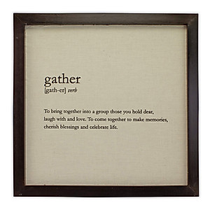 Cathedral Art, One Size, Definition Plaque-Gather, Multicolored, Multi