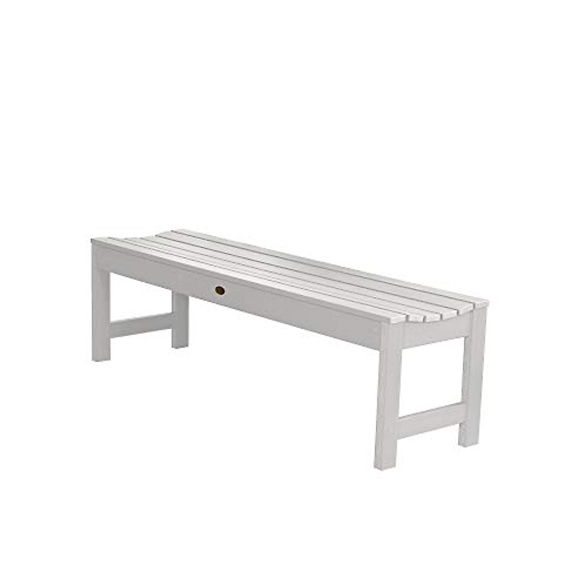 Highwood AD-BENN1-WHE Lehigh Backless Bench, 5 Feet, White