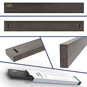 FINDKING 5Pcs Knife Set Dynasty series-3 layer 9CR18MOV clad steel w/octagon handle Chef's Knife with 18'' Acacia Wood Magnetic Knife Strip