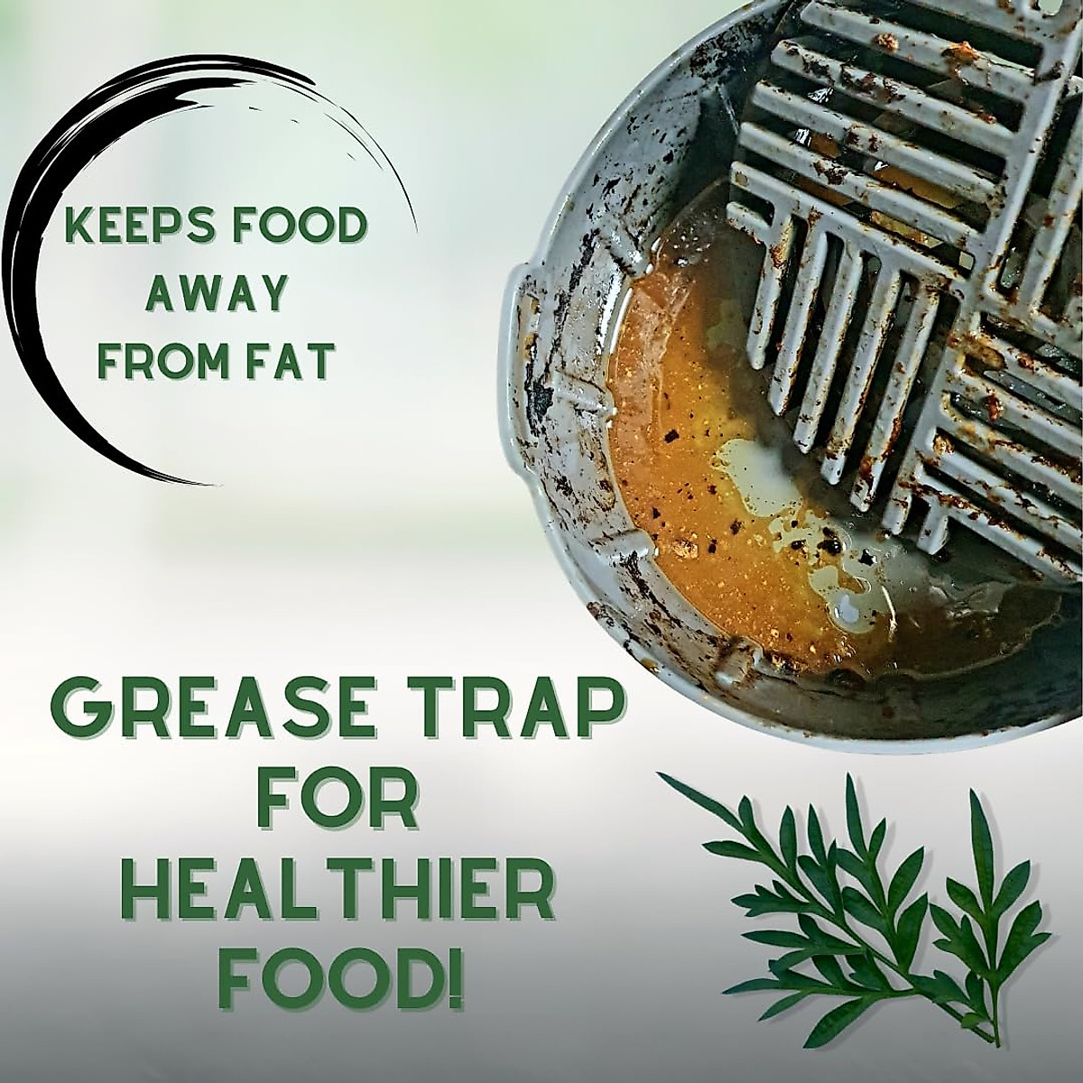 Reusable Silicone Air Fryer Basket – Sturdy Air Fryer Accessory, BPA-Free Silicone Basket Liner (Grey, 7.5")