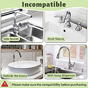 LOPNUR Faucet Mat for Kitchen Sink, 15”x 5” Kitchen Sink Splash Guard Behind Faucet, Sink Faucet Absorbing Mat for Kitchen & Bathroom, Washable Microfiber Faucet Splash Guard for Sink【Grey, 2 Pack】