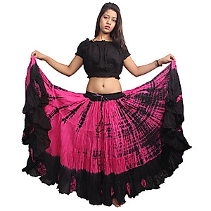 Wevez Women's American 25 Yard Cotton Skirt, One Size, BR