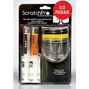 Scratch Pro Kit for Polishing and Repairing Stainless Steel Sinks, with Diamond Buffing Compounds, Reduce The Appearance of Ugly Scratches and Polish Sink for Factory Fresh Look in No Time
