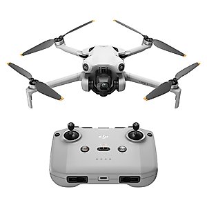 DJI Mini 4 Pro (DJI RC-N2), Drones with Camera for Adults 4K, Under 0.549 lbs/249 g, 34 Mins Flight Time, 20km Max Video Transmission Distance, Omnidirectional Vision Sensing, Mini Drone for Beginners