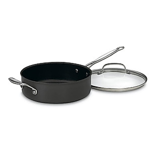 Cuisinart 633-30HP1 Chef's Classic 5.5-Quart Saute Pan Nonstick-Hard-Anodized, Black