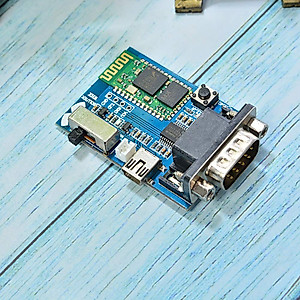 Comimark 1Pcs RS232 Bluetooth Serial Adapter Communication Master-Slave Module 5v Mini USB