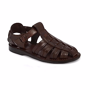 Jerusalem Sandals Barak - Leather Closed Toe Sandal - Men Sandals