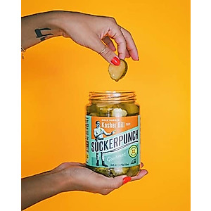 SuckerPunch Pickles | Variety 2-Pack | 24 Ounce Jars | Kosher Dill 2-Pack | Dill Chip + Dill Whole | Non-GMO