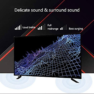 Zzmop Digital Smart TV,1080p Ultra HD LED TV with Widescreen Monitor,4K HD Quality,24 Inch,32Inch,for Home,Commercial,Black.