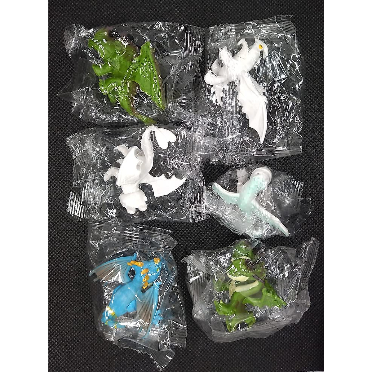 Toysvill Dragon httyd (Set of 12 pcs) / Light Fury, Night Fury (Toothless), Action Figures, Cake Toppers Figurines, Toys Gift Figure Toy