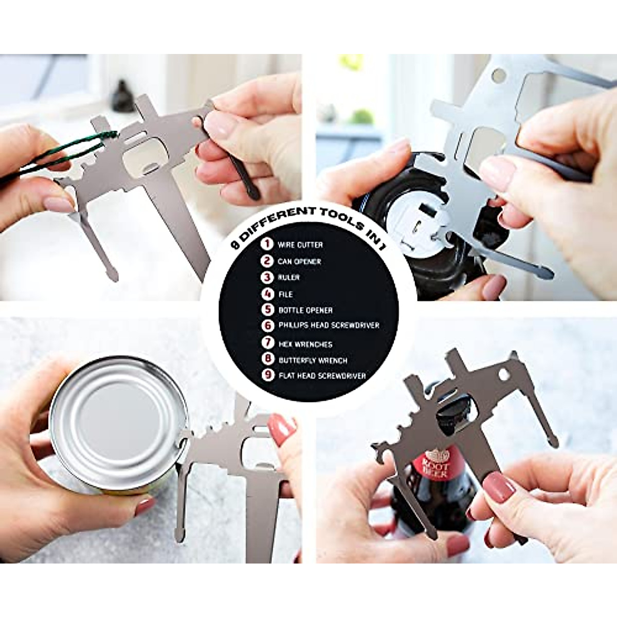 Star Wars X-Wing Pocket Size 9-In-1 Portable Multitool Kit | Hand Tool Gadgets For Camping, Survival Gear