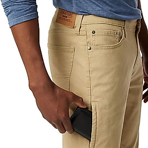 Levi Strauss Signature Gold Men's Athletic Tech Jeans (Available in Big & Tall), British Khaki-Waterless, 34W x 30L