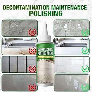 2 Pack Marble Nano Crystal-Plating Agent, Stone Crystal Plating Agent, Nano Crystal Plating Agent for Kitchen, Plastic Crystal Plating Agent