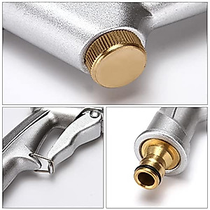 High Pressure Power Washer Wand,Household All-Metal Pacifier-Type Extension Rod Car Wash Aluminum Alloy Plating High-Pressure Water Tool Wand Lance for Cleaning Sidewalks Gutter Car Pet Window Glass