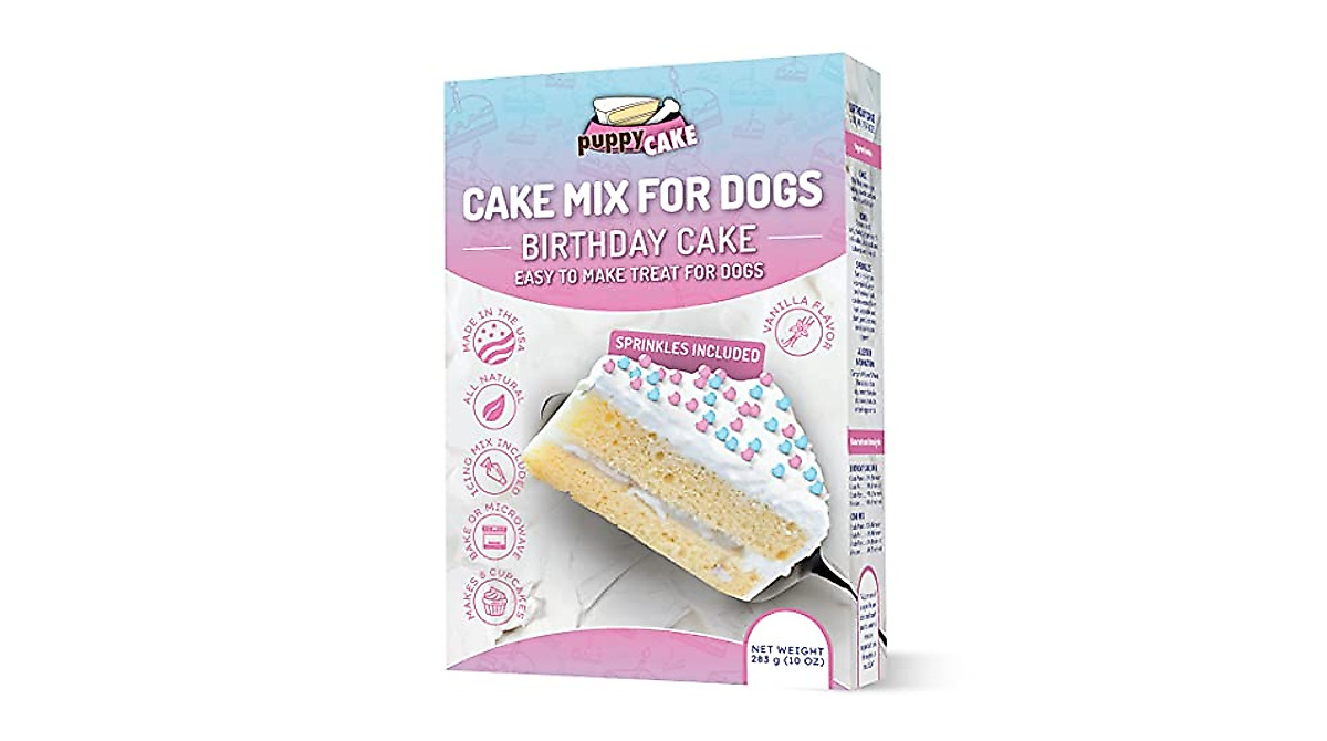 Puppy Cake Dog Birthday Cake Mix - All-Natural Dog Treats & Icing