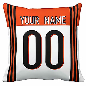ANTKING Throw Pillow 2 Packs Custom Any Name and Number for Men Youth Boy Gift