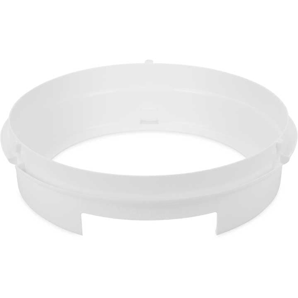 Camco 9-inch Pop-A-Plate Plastic Plate Dispenser | Ideal for Compact Spaces, RVs and Trailers | Mounts Under Cabinets or Shelves | White (57001)