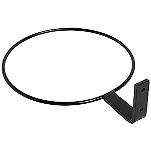 American Garden Works PH-10 Wall Mount Pot Holder, 10", Black