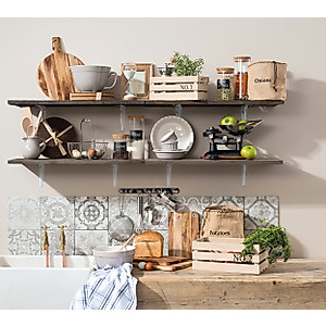 KitchenCraft Living Nostalgia Kitchen Scale Weights Set (Metric) with Wooden Holder in Gift Box, Polished Metal, 10 Pieces