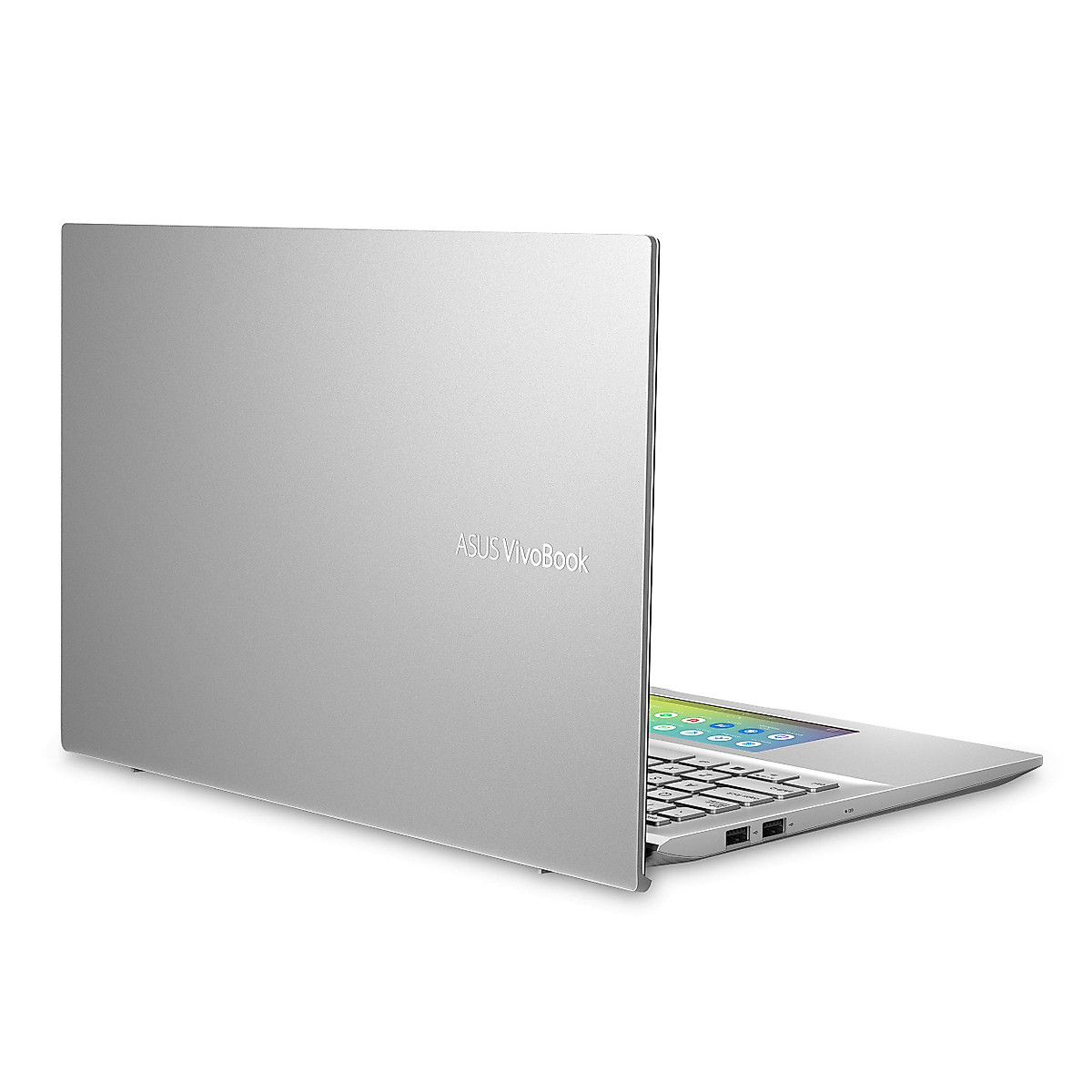 ASUS VivoBook S15 Thin & Light 15.6” FHD, Intel Core i7-8565U CPU, 8GB DDR4 RAM, PCIe NVMe 512GB Teton Glacier SSD, Windows 10 Home, S532FA-PB55, Transparent Silver