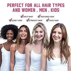 UUGLAM Vented Design Hair Brush - Ultra Soft HeatFlex Bristles With Ergonomic Handle Manages