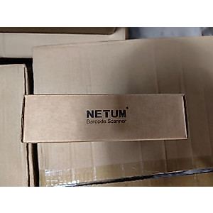 NETUM Bluetooth Mini 1D Barcode Scanner, 3-in-1 Portable Automatic USB Wireless CCD Bar Code Scanning Support Screen Scan, for Tablet iPhone IPad Android Windows Mac Pos - C740