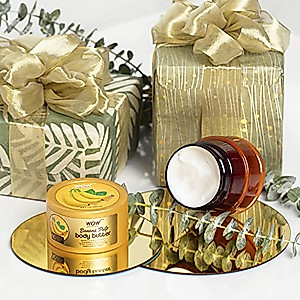 WOW Skin Science Shea Body Butter Almond, Pure Shea Butter for Skin, Body Butters Dry Skin Lotion, Stretch Mark Cream, Hand Lotion for Women, Shea Butter Body Butter Moisturizer Oil (200ml) (Banana)