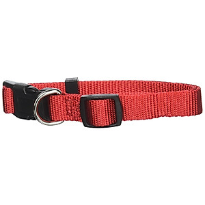 Petmate Adjustable Collar, 5/8 by 10 by 16-Inch, Red