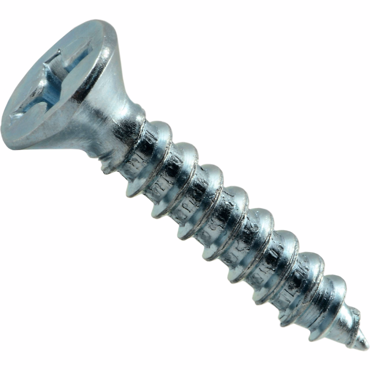 Hard-to-Find Fastener 014973292461 Phillips Flat Wood Screws, 8 x 7/8-Inch , zinc