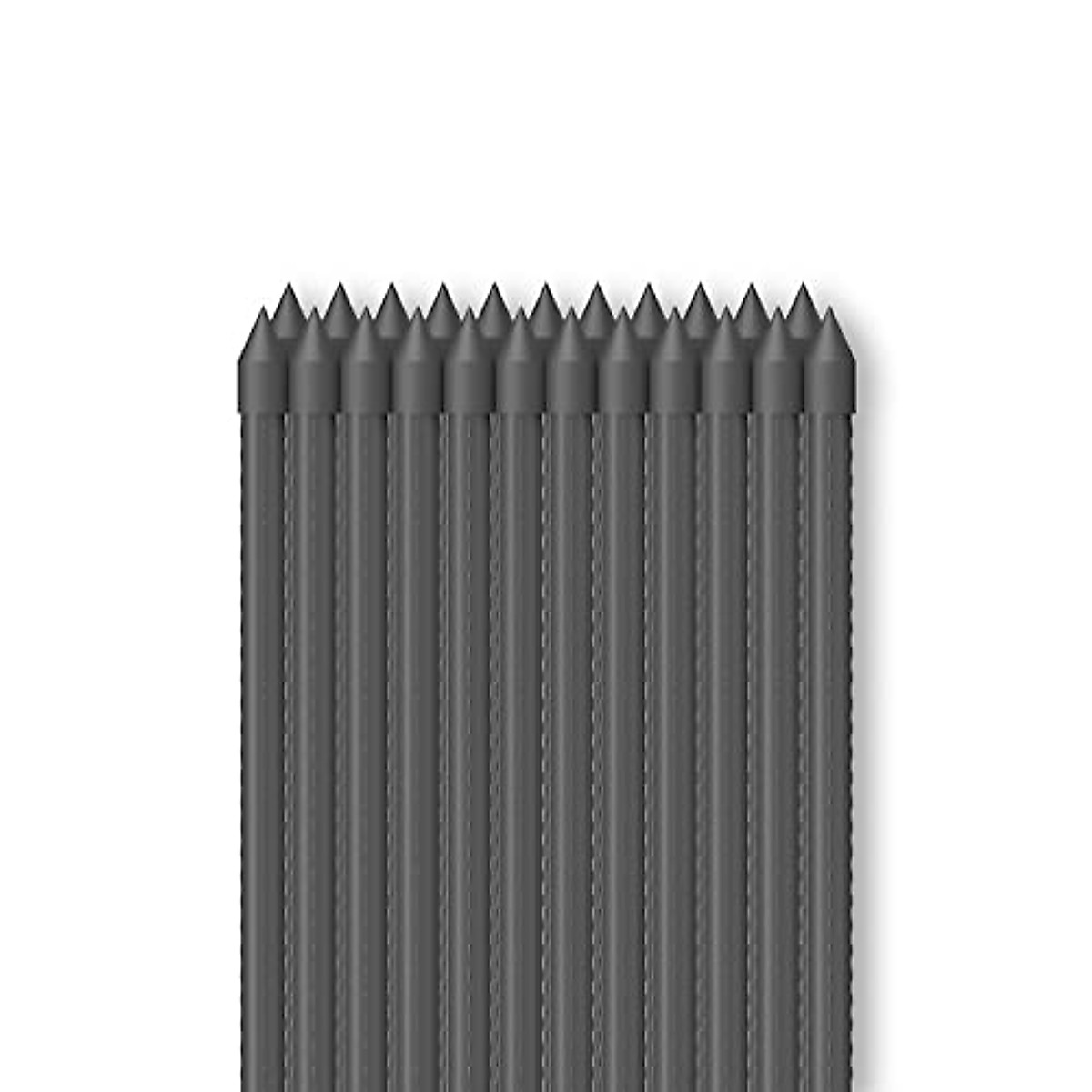 AC Infinity Garden Plant Stakes 60", Sturdy Metal Support Sticks with Protective Plastic Coating, 25-Pack for Tomatoes, Trees, and Vines in Gardening Hydroponics