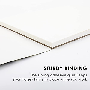 Grabie Watercolor Paper Pad, 100% Cotton Pulp, 15 Sheets, A5 (8.3 x 5.8"), 140lb (300gsm), Glue Bound, Acid-Free Cold Pressed Watercolor Paper, Art Supplies for Watercolor Techniques and Mixed Media