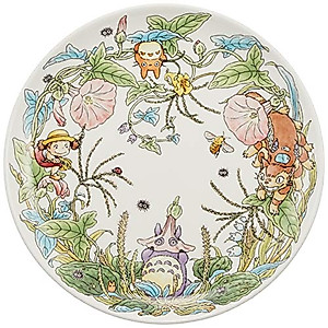 Noritake T50116A/4660-4 My Neighbor Totoro Plate, 9.1 inches (23 cm), Hiruga, Microwave Safe, 1 Piece, Bone China