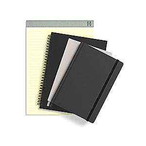 TRU RED Medium Soft Cover Meeting Notebook, Blk Tr54988