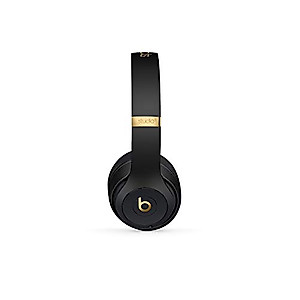 Beats Studio3 Wireless Noise Cancelling On-Ear Headphones - Apple W1 Headphone Chip, Class 1 Bluetooth, Active Noise Cancelling, 22 Hours of Listening Time - Midnight Black (Previous Model)